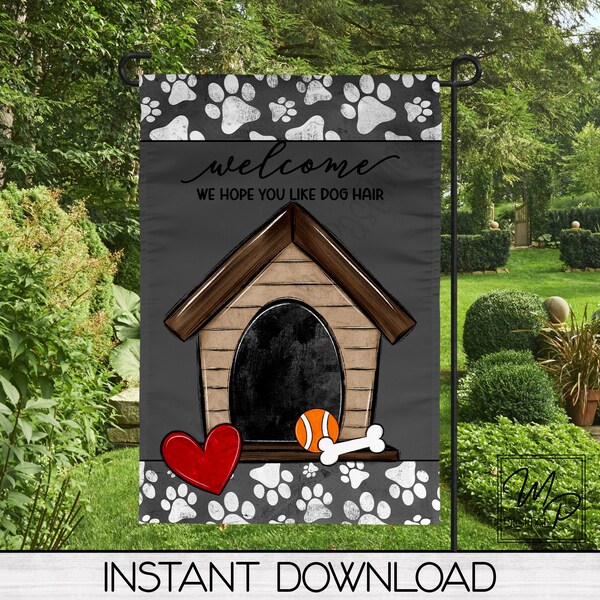 Sublimation Garden Flag Dogs - Etsy