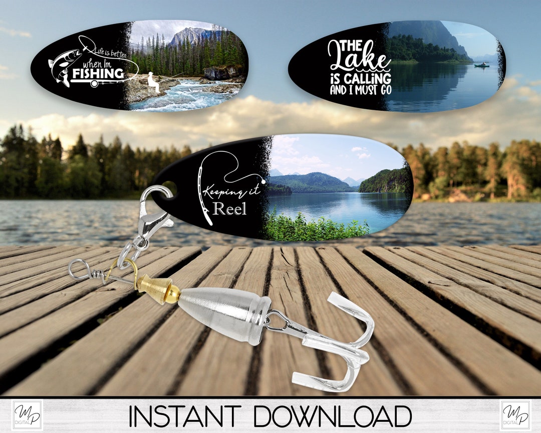 Fishing Lure PNG for Sublimation, Sublimation Design Bundle, Digital ...