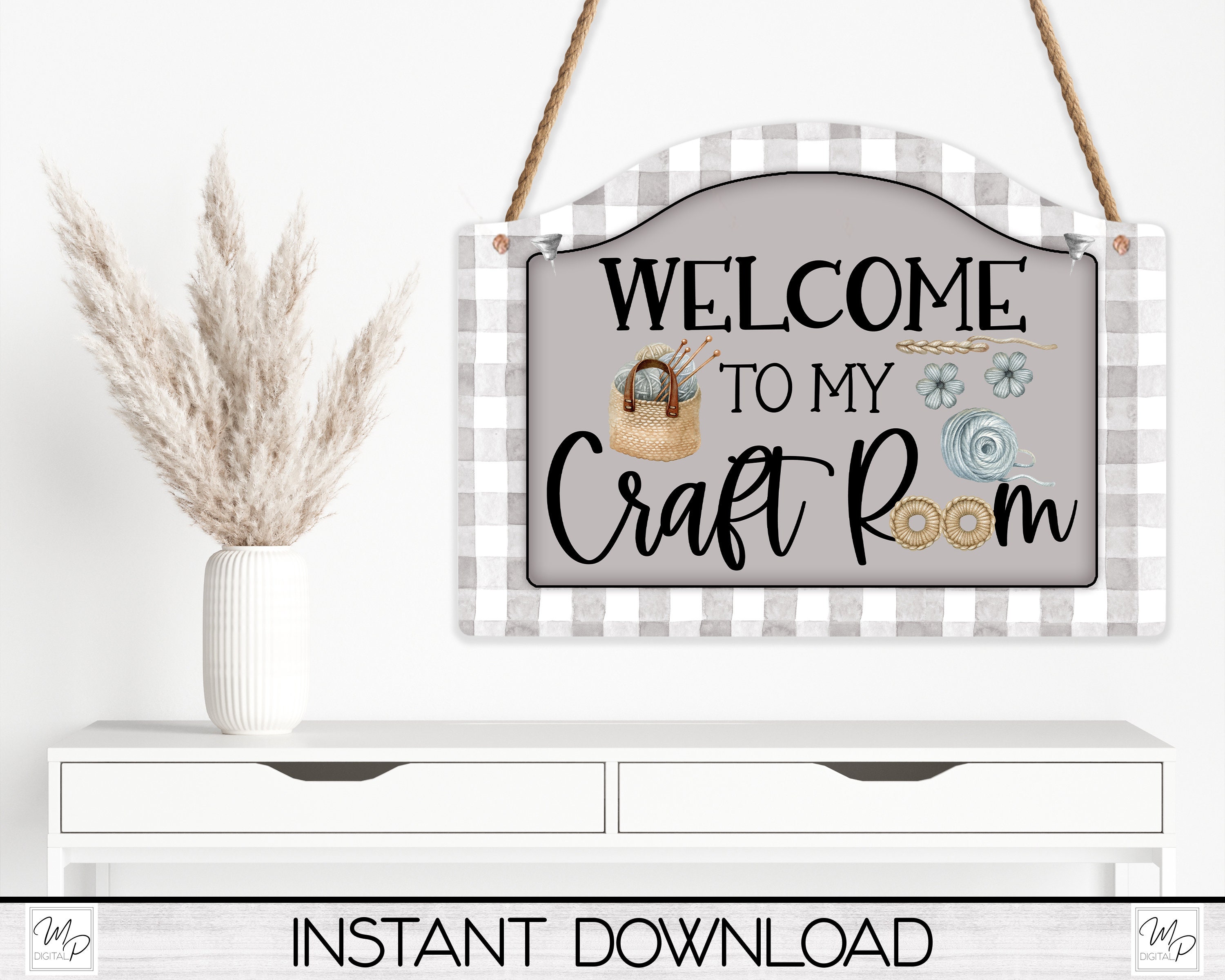 Crafter Round Top Sign PNG Design for Sublimation Welcome to - Etsy
