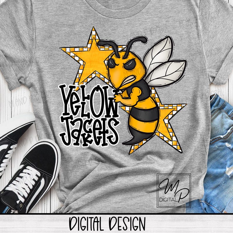 Yellow Jackets Shirt - Etsy