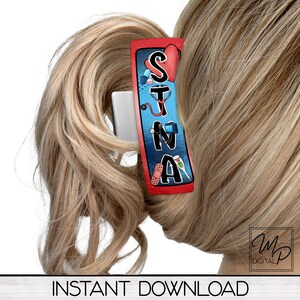 STNA PNG Design for Sublimation of Hair Clips, Nurse Assistant Digital ...