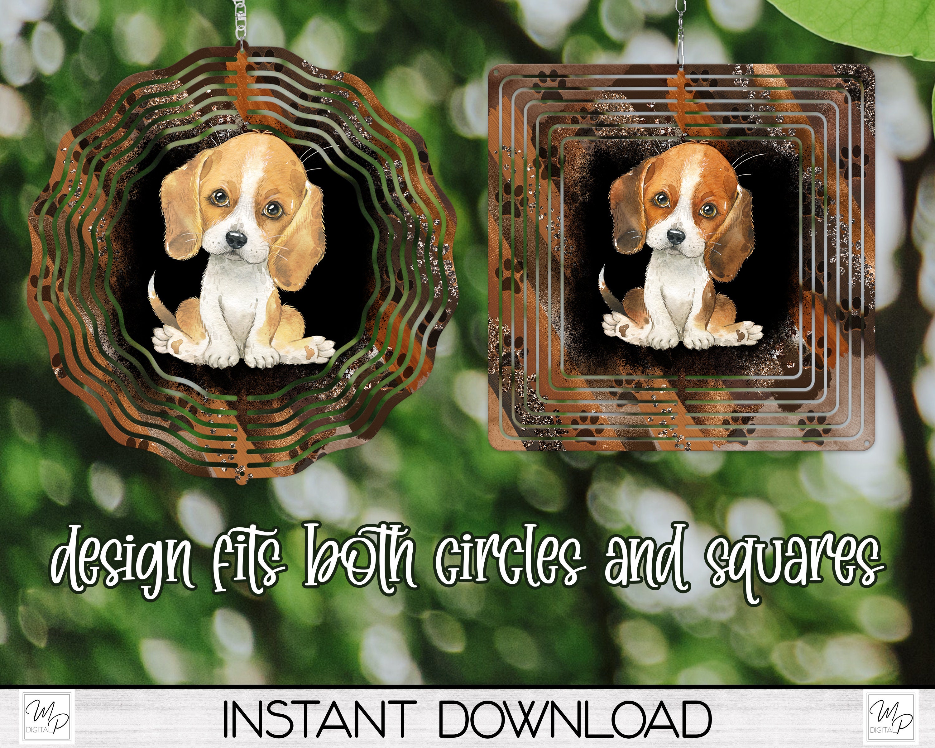 Five Breed Colors Beagle Wind Spinner PNG Design for - Etsy