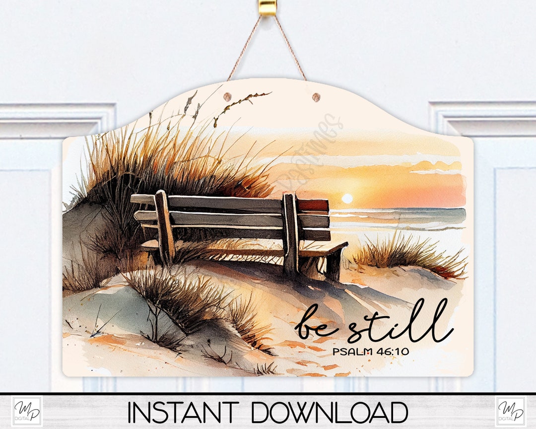 Christian Bible Verse Round Top Door Sign Sublimation Design Download ...