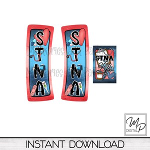 STNA PNG Design for Sublimation of Hair Clips, Nurse Assistant Digital ...