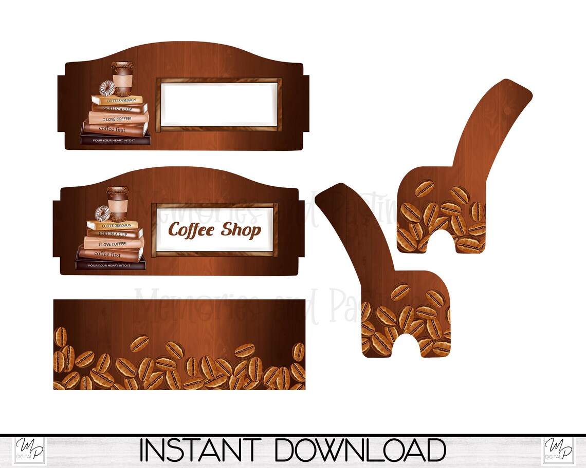 Coffee Bench PNG for Sublimation Bench Sublimation Design for - Etsy