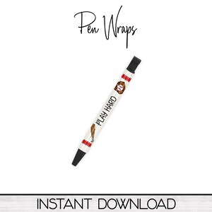 Baseball Epoxy Pen Wrap PNG Design Digital Download, Ink Pen Wrap ...