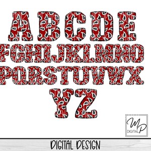 Farm Alphabet Letter Bundle, Alphabet Doodle Sublimation PNG, Western ...
