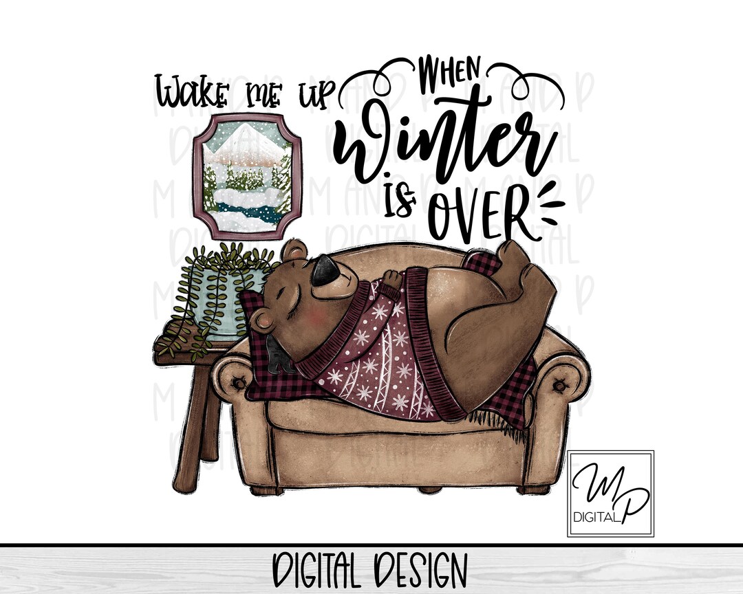 Funny Winter / Christmas Clipart, Sublimation PNG Graphic for T Shirts ...
