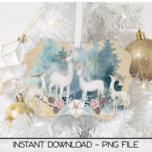 Ornament Sublimation PNG Christmas Sublimation Designs - Etsy