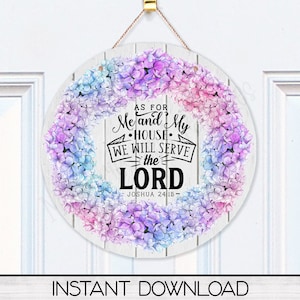 Bible Verse Welcome Door Sign PNG, Digital Download for Sublimation ...