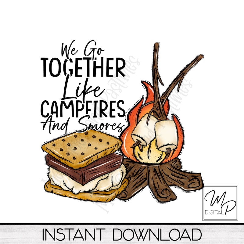 Campfire Smores - Etsy