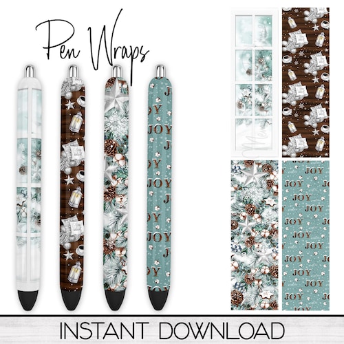 Fall Epoxy Pen Wrap PNG Design Digital Download Autumn - Etsy