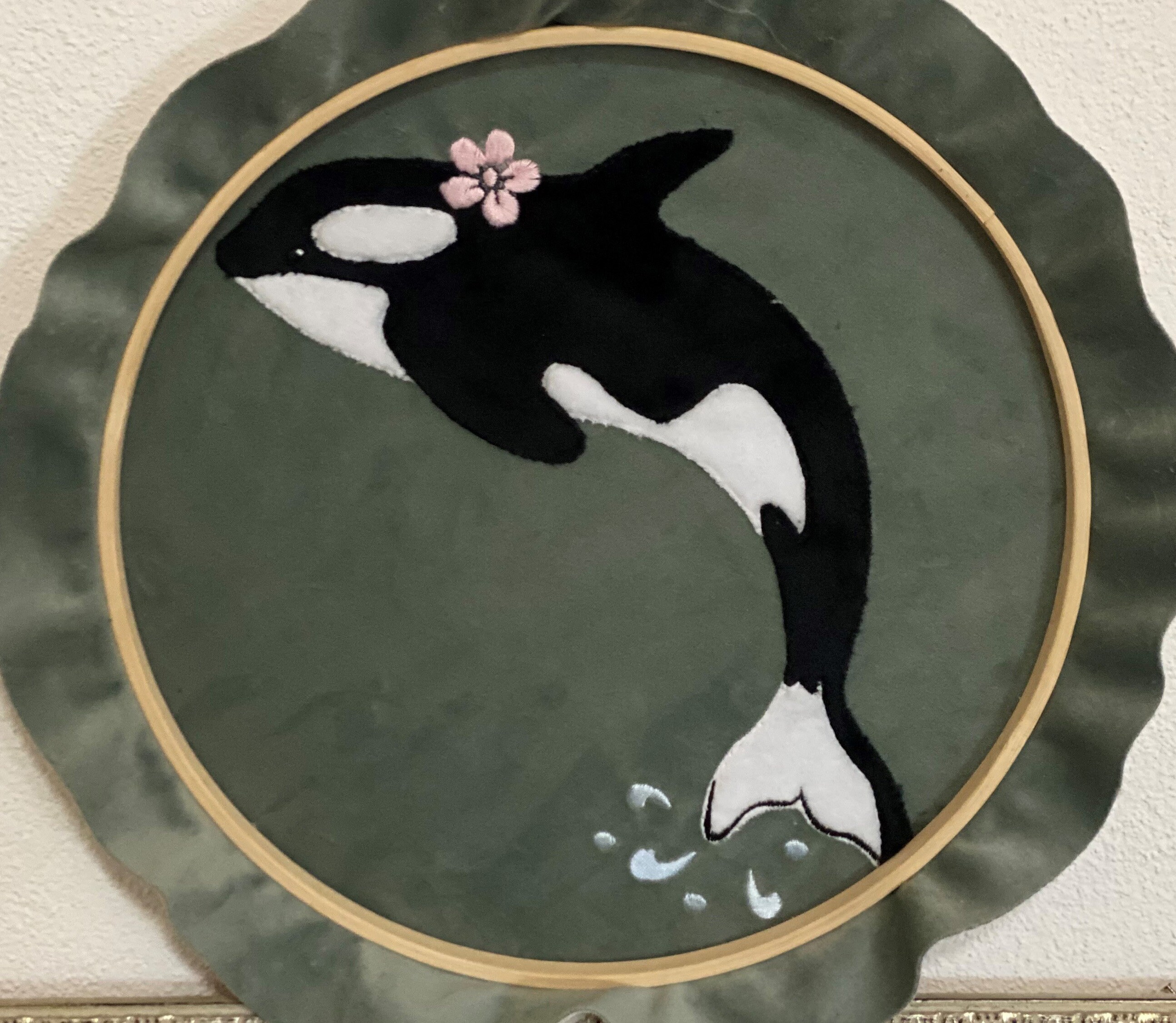 Orca Odina 14x25 Applique Embroidery File - Etsy