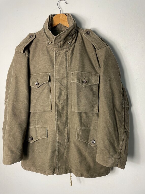 RARE Edwin Military Style Utility Jacket Multipocket - Gem
