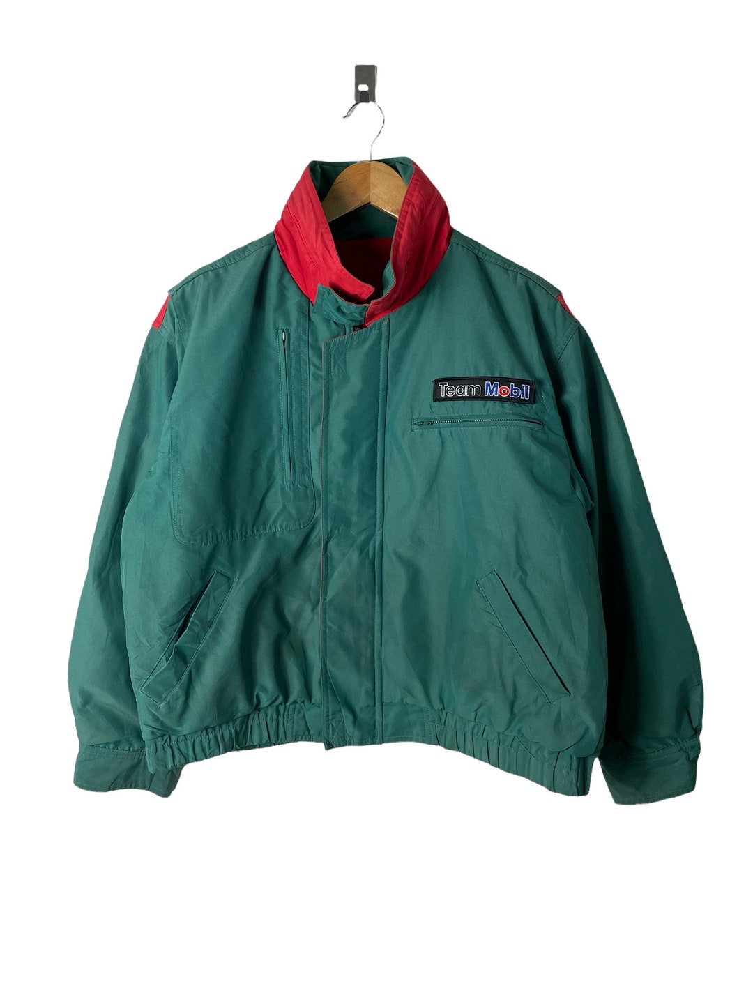 Vintage Team Mobil Jacket Racing Formula One Sport Specialties Racing ...