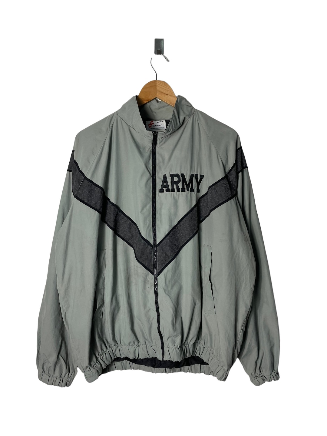 Vintage Japan Army Trainer Jacket Embroidered Jacket IRFU Streetwear ...