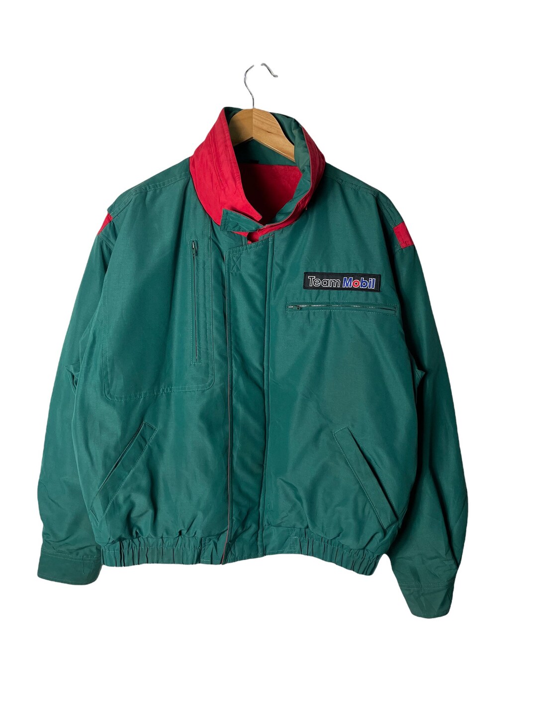 Rare Team Mobil Jacket Formula One Nascar Racing Car JDM Honda Japan ...