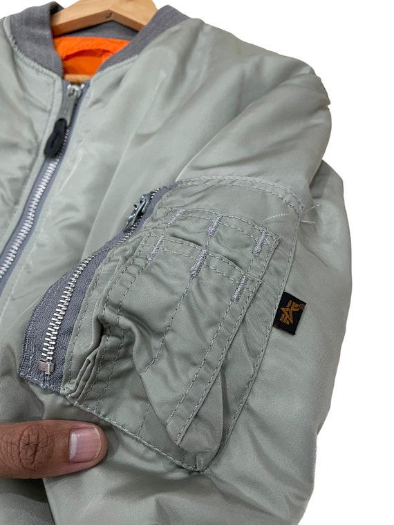 Vintage Alpha Industries Bomber Flight Jacket Reversi… - Gem