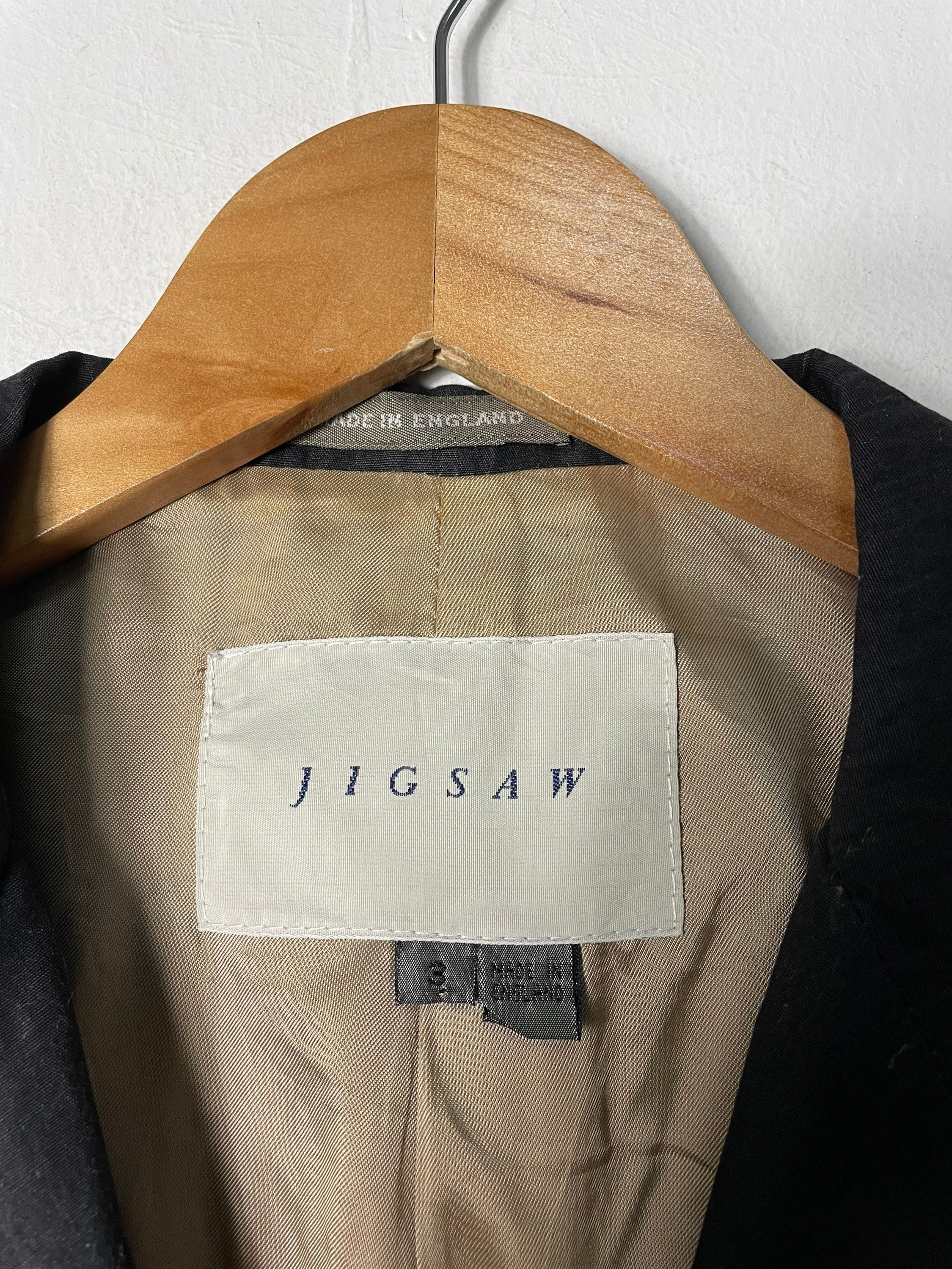 Vintage Jigsaw England Linen Blazer Size M - Etsy