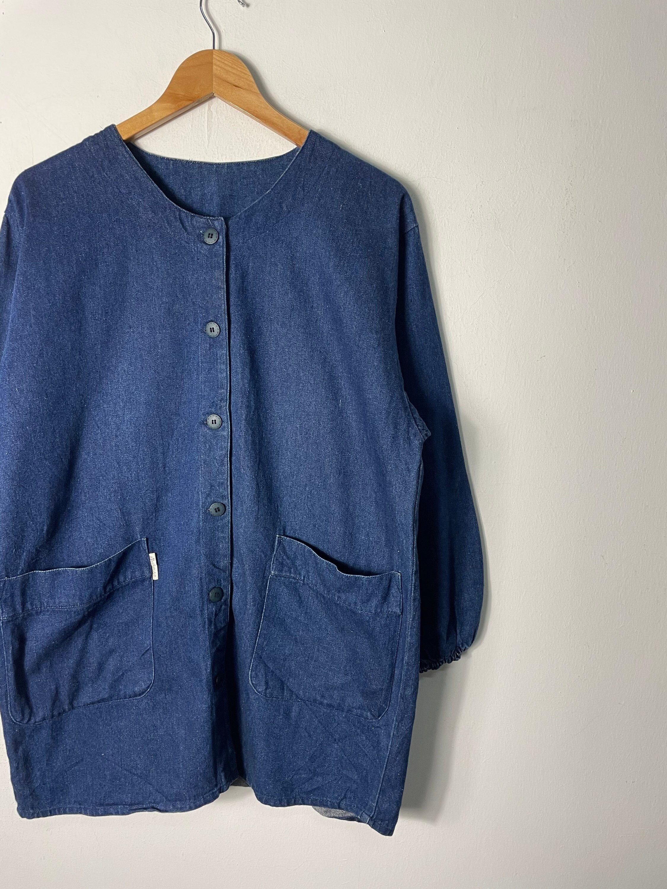 Vintage Japan Indigo Chore Jacket Womens Japan Harajuku Style - Etsy
