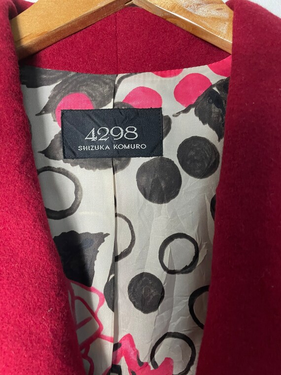 4298 Shizuka Komuro Wool Cashmere Coat Belted Robe Wi… - Gem