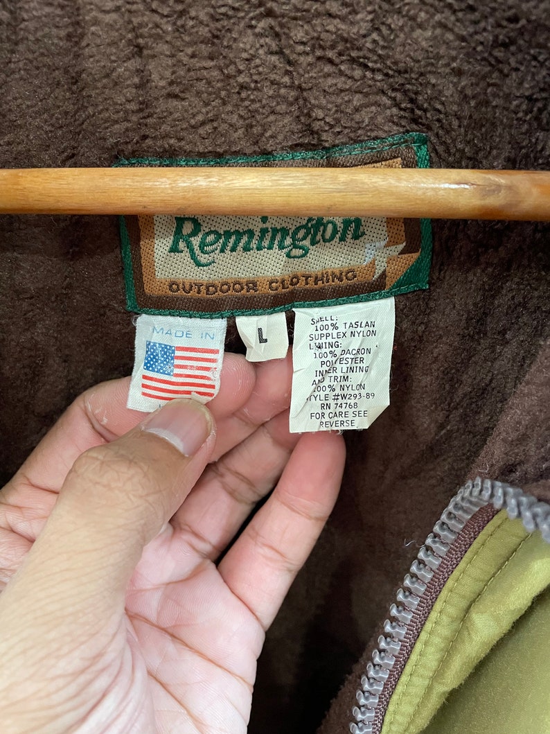 Vintage Remington Bomber Style Jacket Outdoor Jacket Multipocket - Etsy
