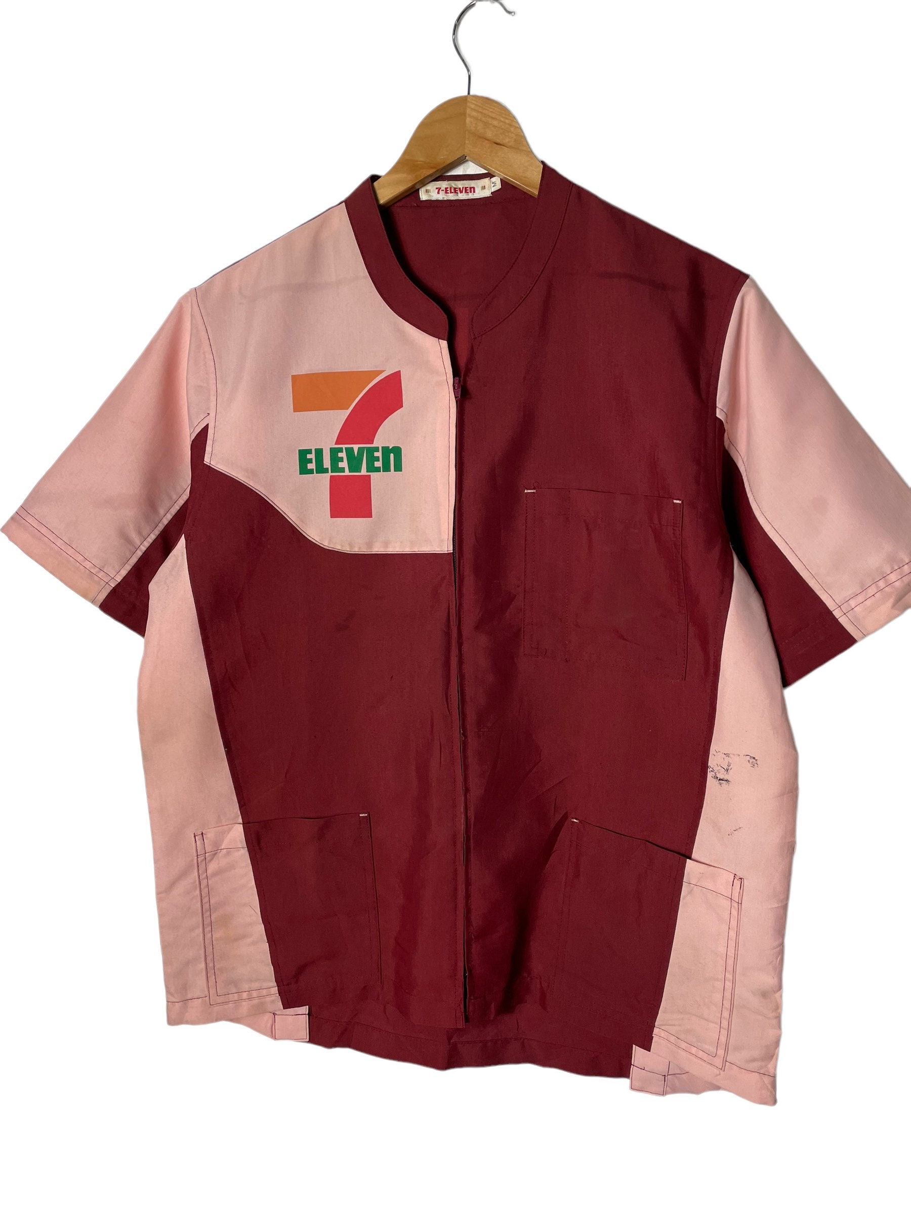Vintage 7 Eleven Workers Shirt 90s 7-11 Staff Shirt C01 - Etsy