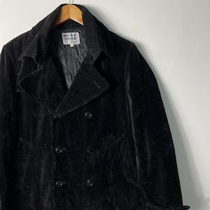 Takeo Kikuchi Japan Designer Velvet Coat Double Collar Jacket ...
