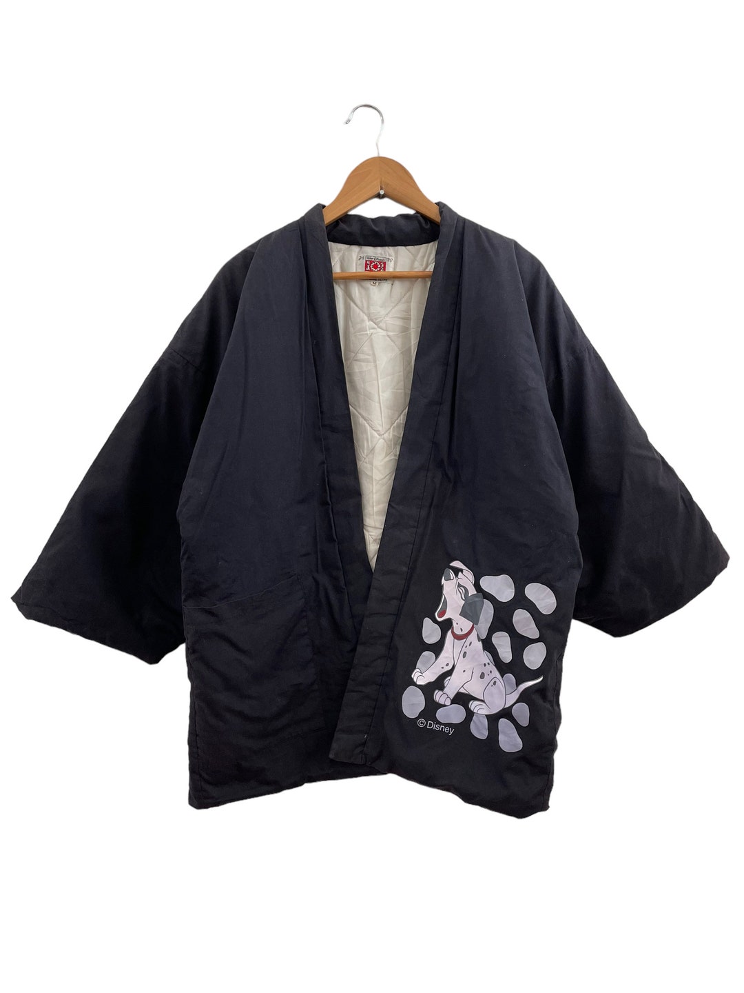 Vintage Disney 101 Dalmatians Padded Hanten Kimono Japan Traditional ...
