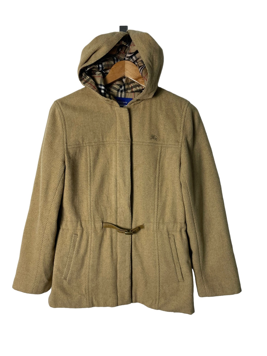Burberry Blue Label Wool Hoodie Jacket Burberry London Japan Production ...