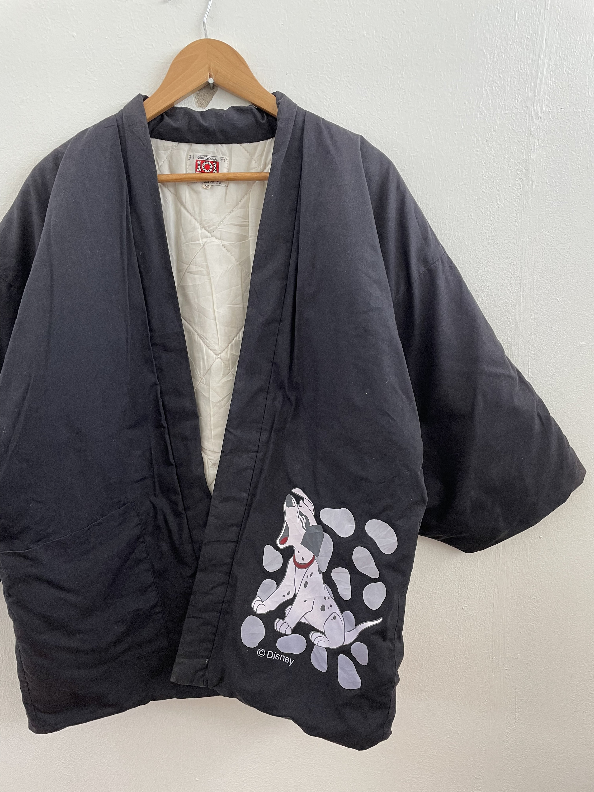 Vintage Disney 101 Dalmatians Padded Hanten Kimono Japan Traditional ...