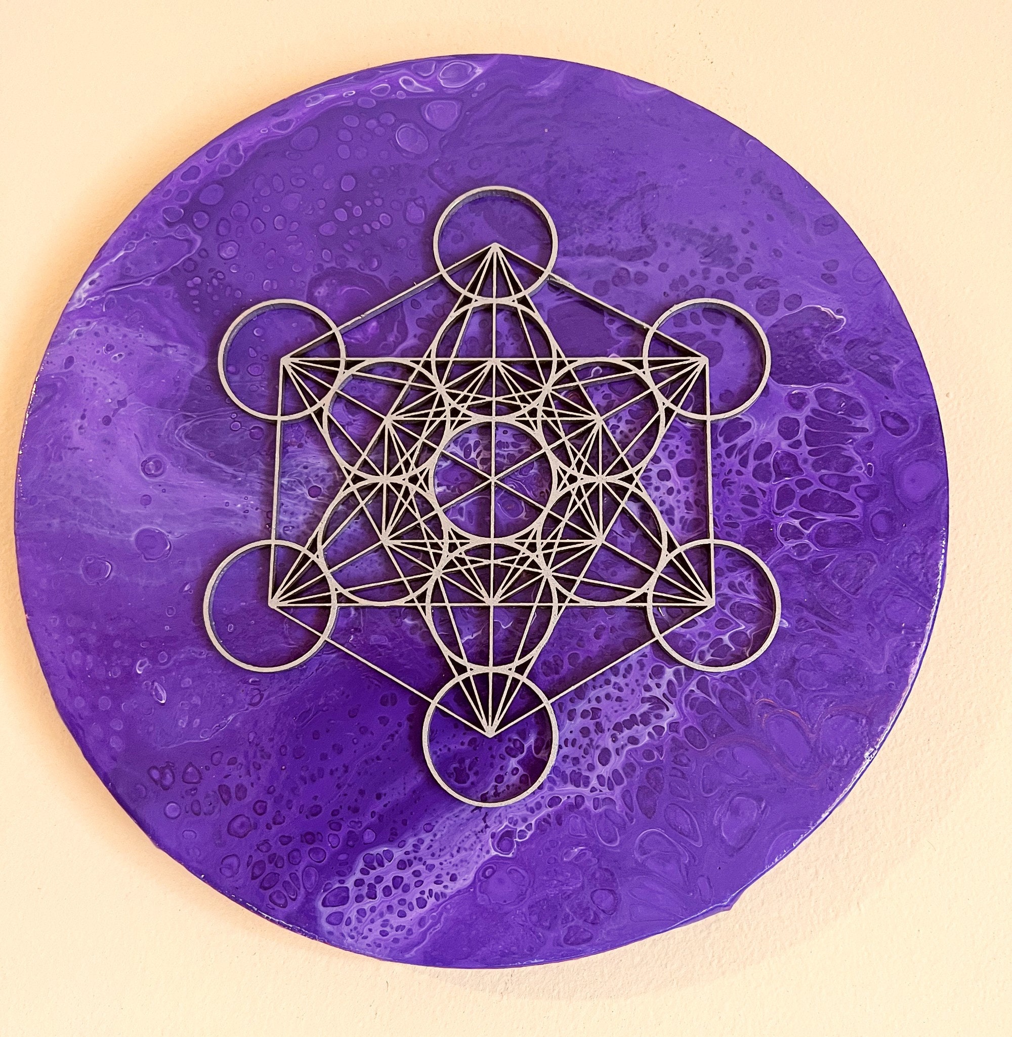 Metatrons Cube Painting