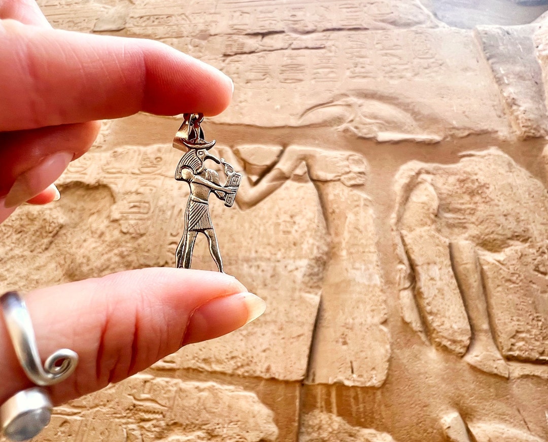 Thoth Silver Pendant - Etsy