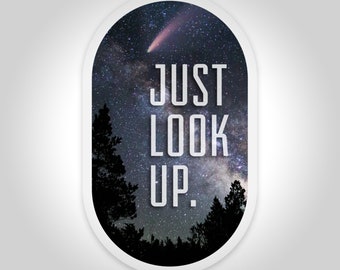Look up Sticker - Etsy