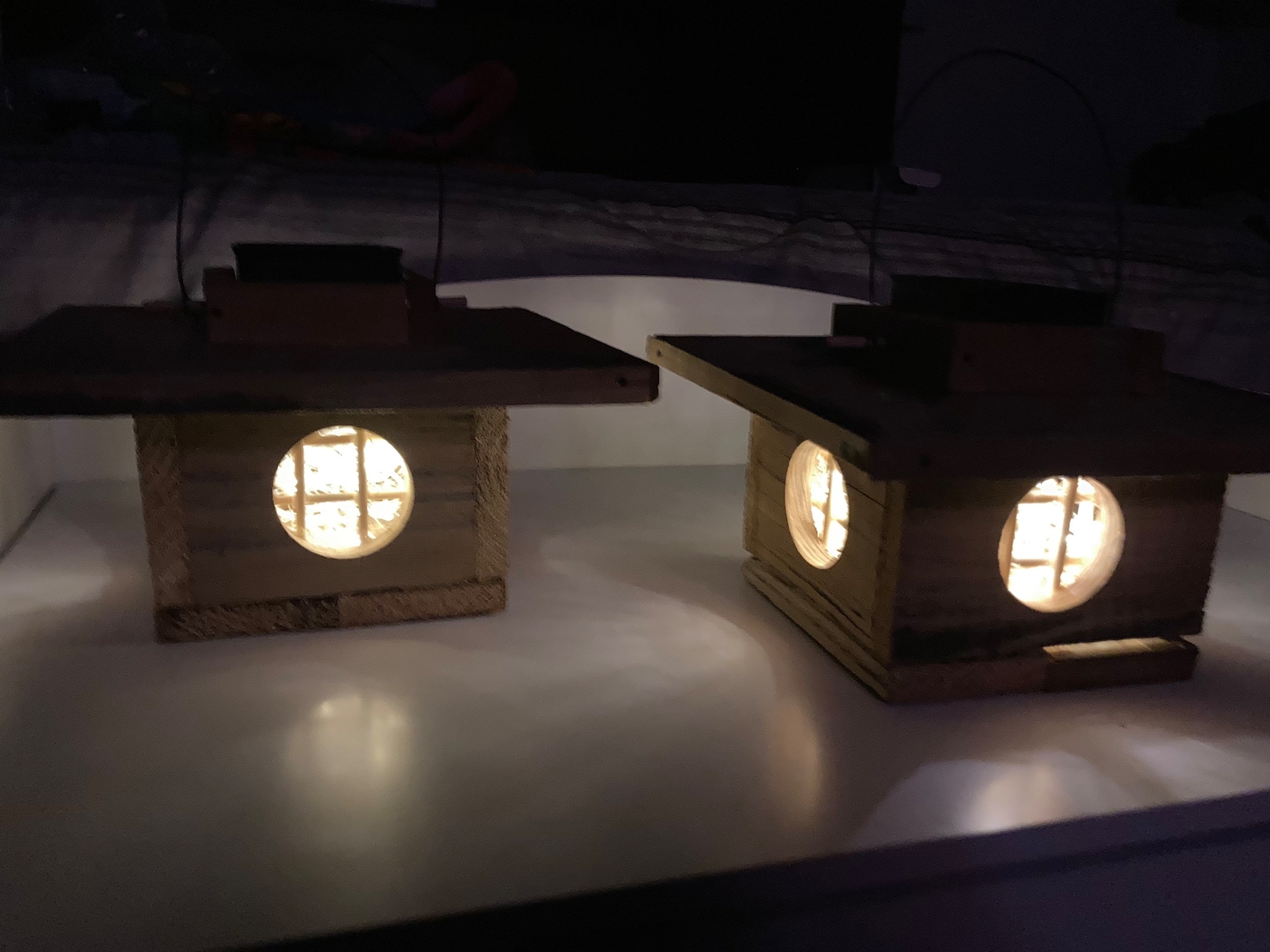 Solar Lantern Japanese Style Garden Light Pagoda Light Hanging Lantern ...