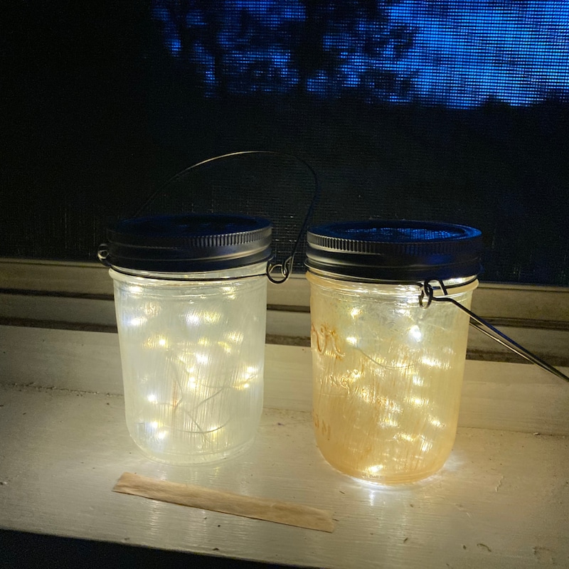 Solar Mason Jar - Etsy