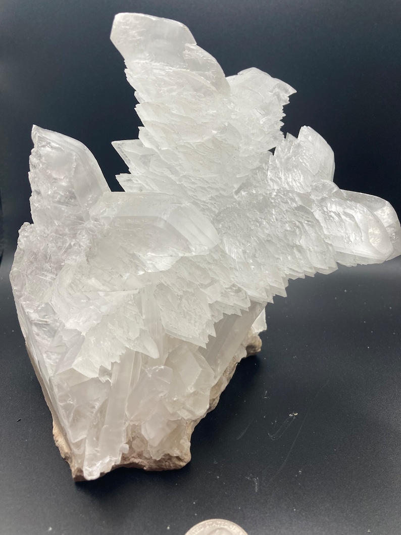Selenite Crystal Tower Selenite Clear Crystal Clear Mineral Specimen ...