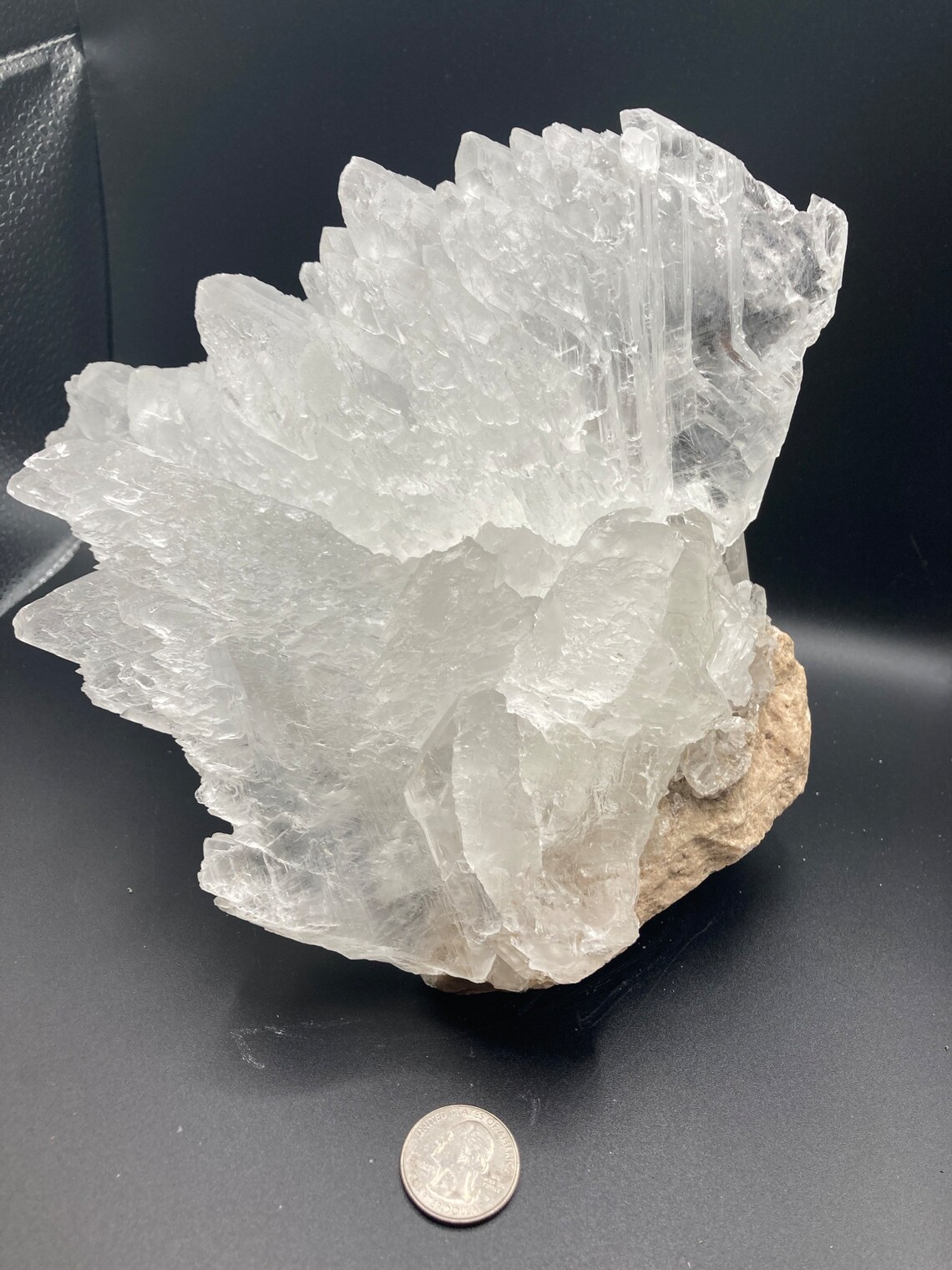 Selenite Crystal Tower Selenite Clear Crystal Clear Mineral Specimen ...