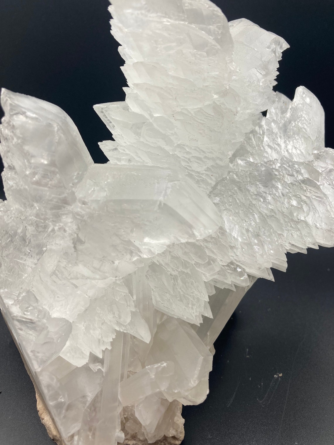 Selenite Crystal Tower Selenite Clear Crystal Clear Mineral Specimen ...