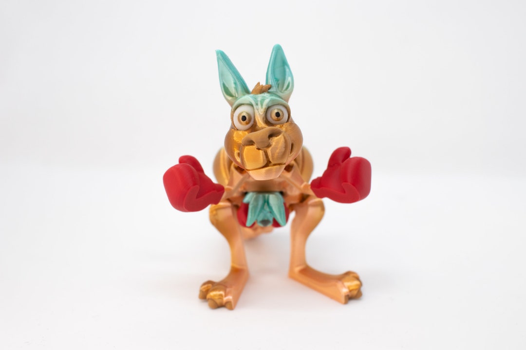 Cute Boxing Kangaroo and a Joey Fidget Toy Flexi Factory - Etsy