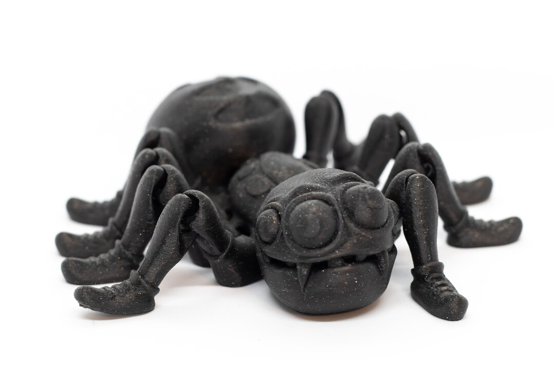 Cute Flexi Print-in-place Spider - Flexi Spider - Desktop Decoration ...