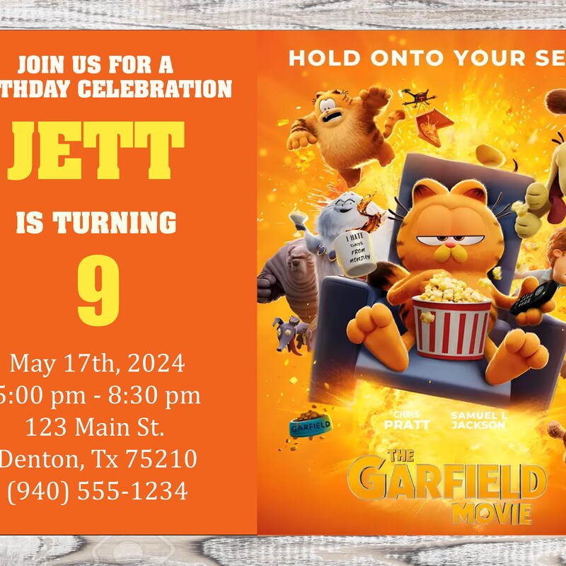 Garfield Party - Etsy