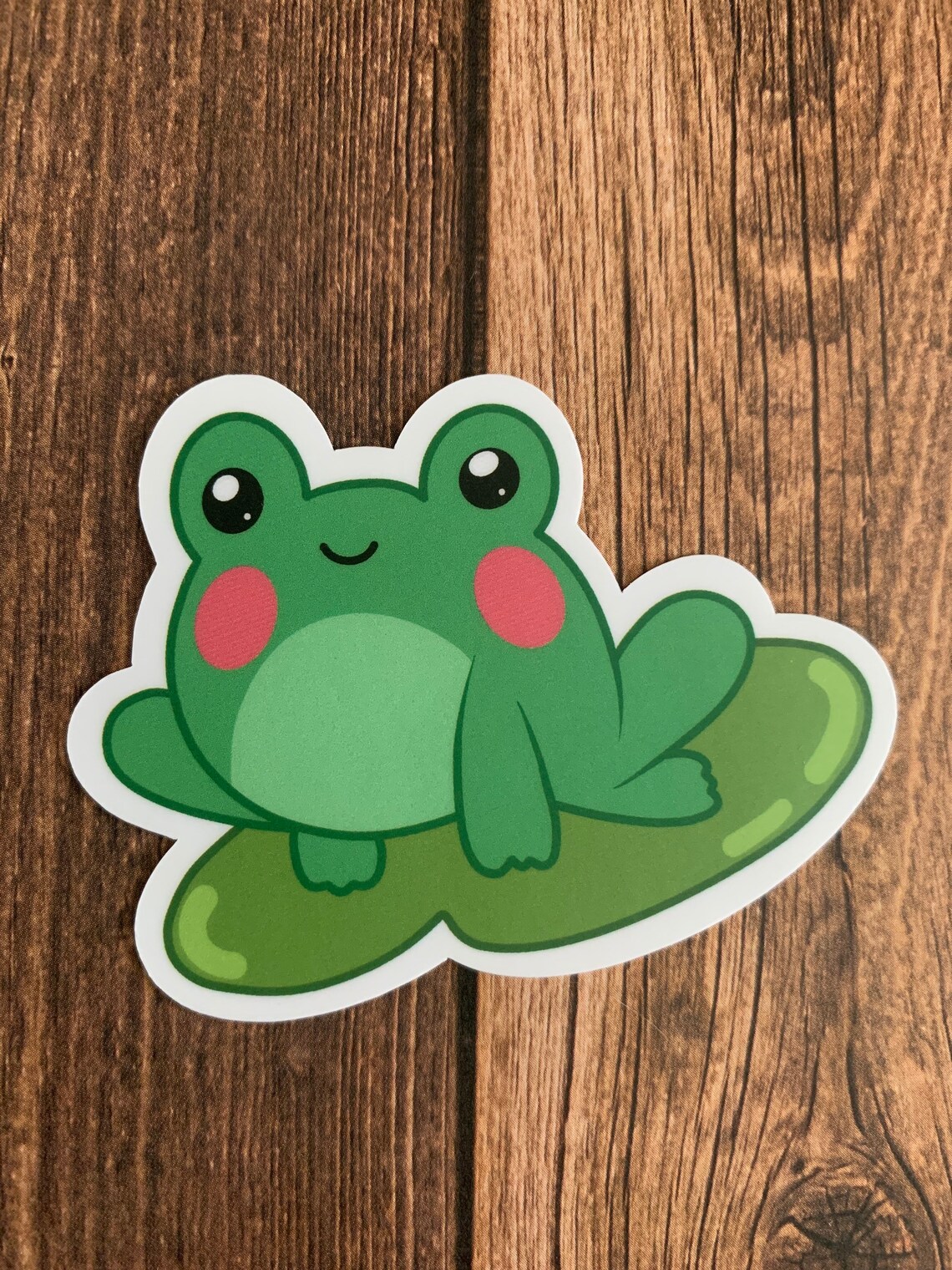 Cute Frog Pun Matte Waterproof 3 Inch Sticker - Etsy