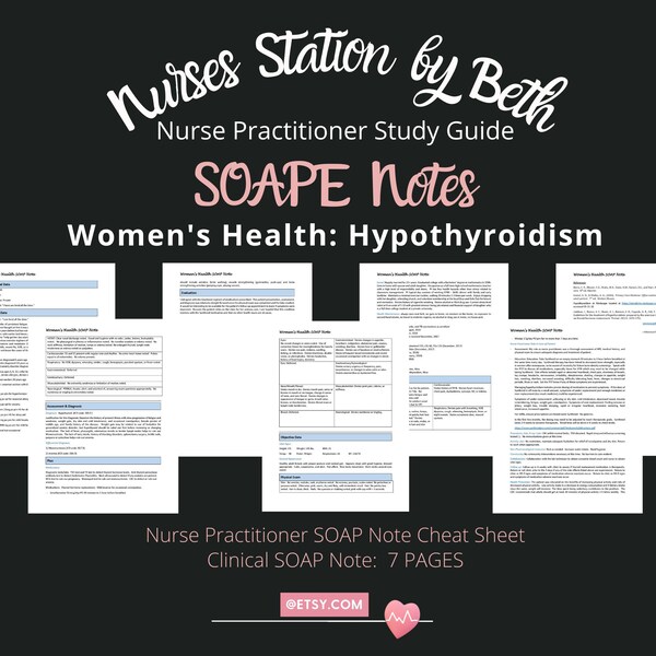 Np Soap Note Template - Etsy