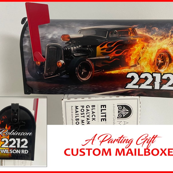 Hot Rod Mailbox - Etsy