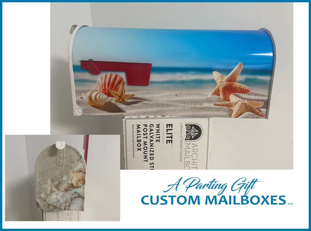 Custom Mailbox Seashells and Starfish Christmas Holiday Gift Stocking ...