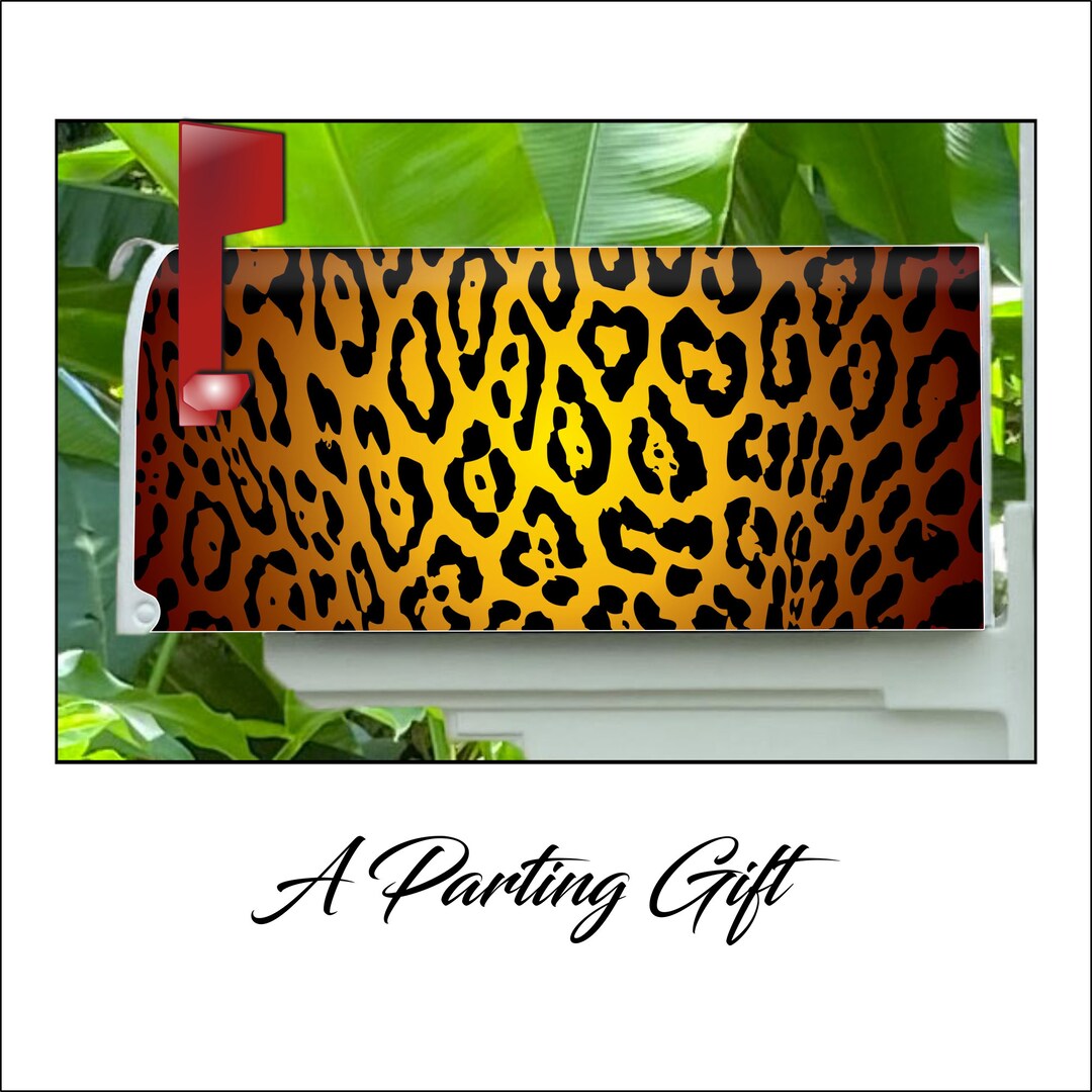 Leopard Print Custom Mailboxes. Unique Gift for Someone - Etsy