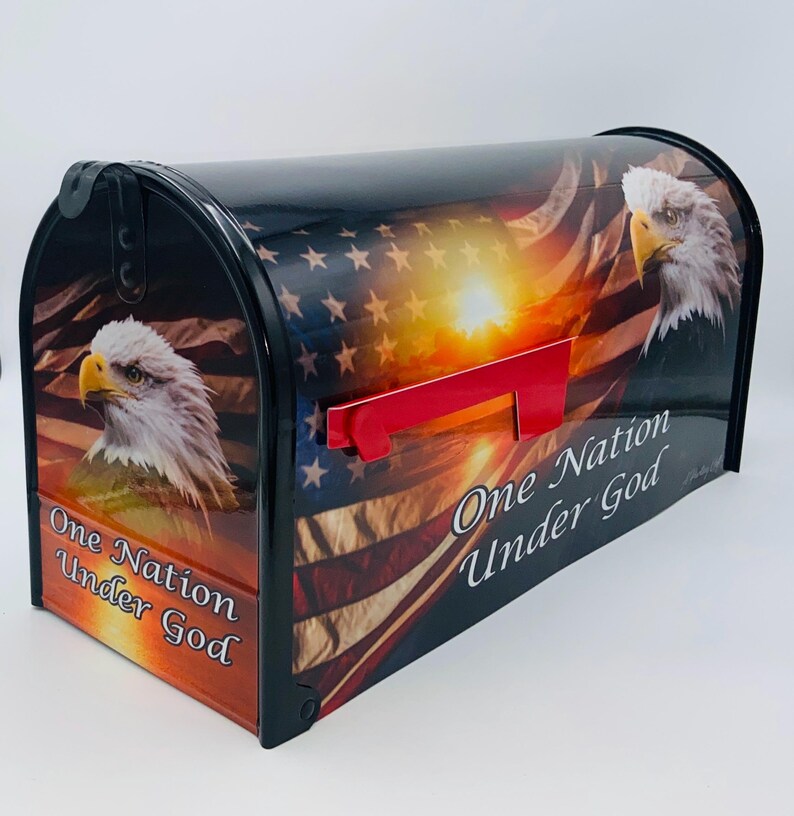 Patriotic Eagle Mailbox: Liberty and Luxury - Etsy