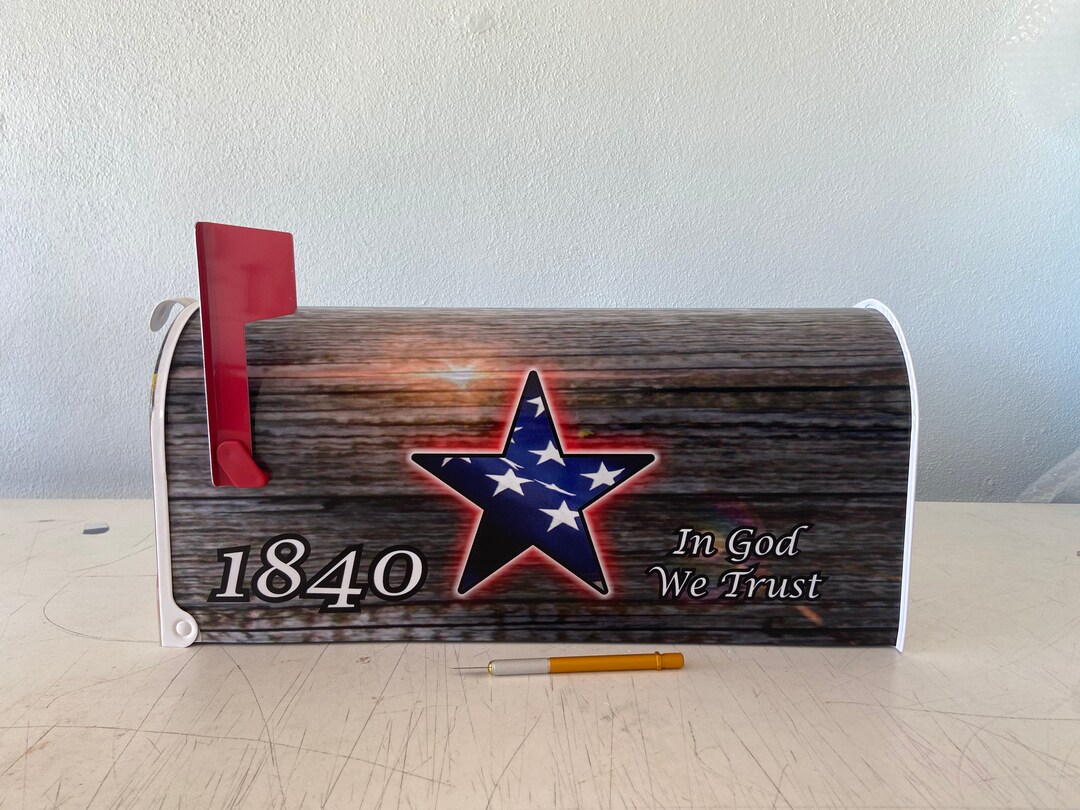 In God We Trust Custom Mailboxes. Personalized for You. - Etsy