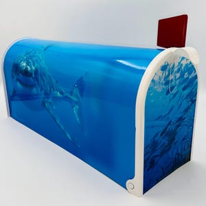 Custom Mailbox, Great White-shark, Gift for Mom, Stocking Filler, Sale ...